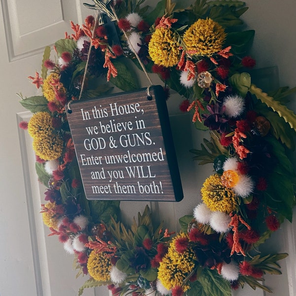 2nd Amendment Sign, Guns Sign, Do Not Disturb Sign, No Trespassing Sign ...