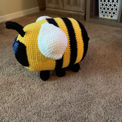 Minecraft Bee Crochet Pattern, Amigurumi Bee, Minecraft Plush 2in1 ...