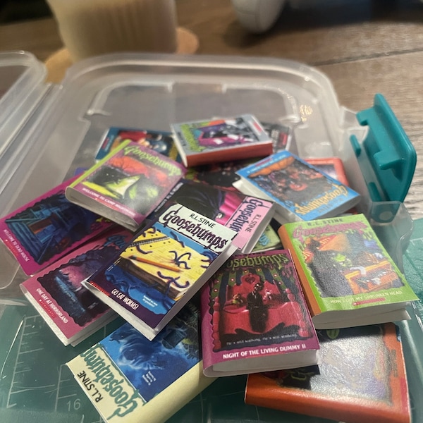 Mini Book Covers Editable Template, Mini Books, Canva Template ...