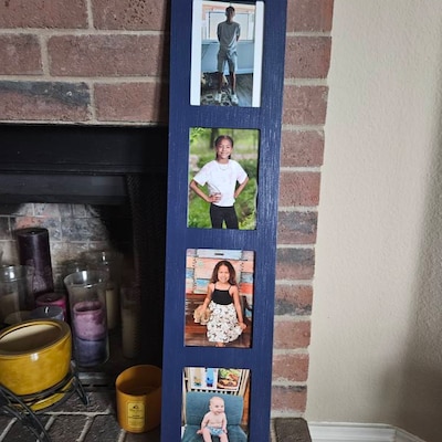 Collage Multiple Opening Picture Frame With 5 Openings 2-1/2x3-1/2 3x3 ...