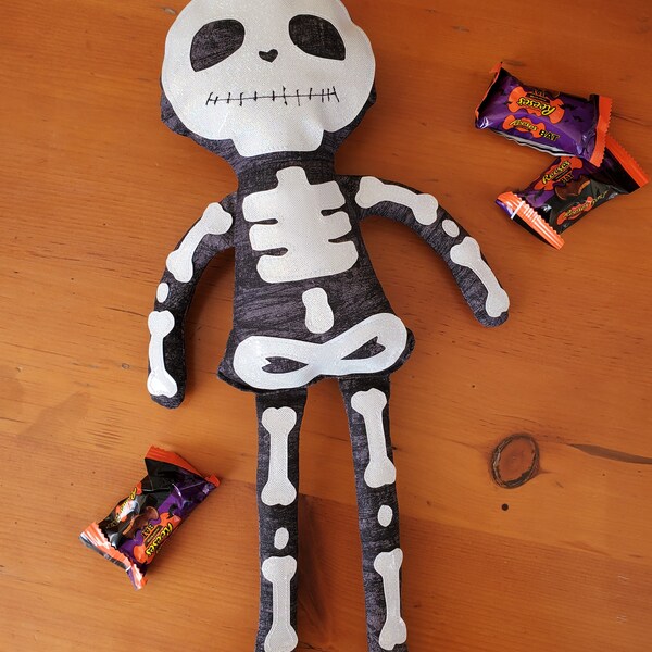 Skeleton Doll Sewing Pattern Skeleton PDF Download Halloween Doll ...