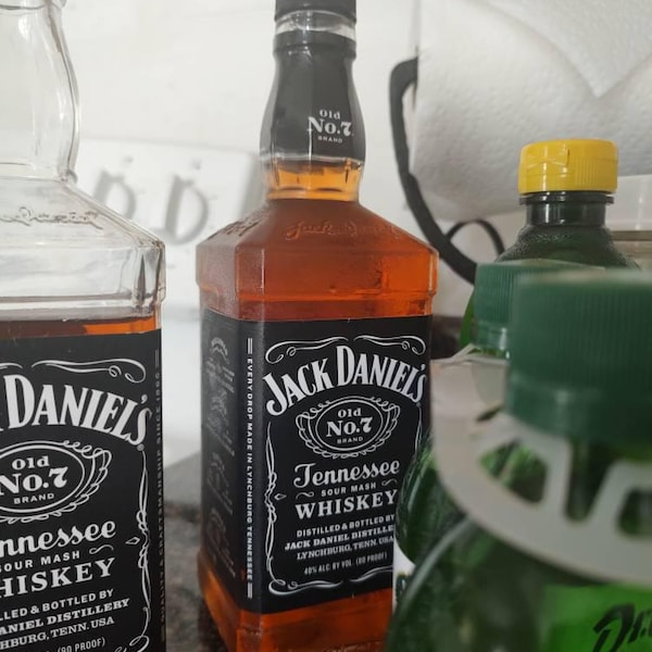 Crafters - Old Style Jack Daniels Bottles - Etsy
