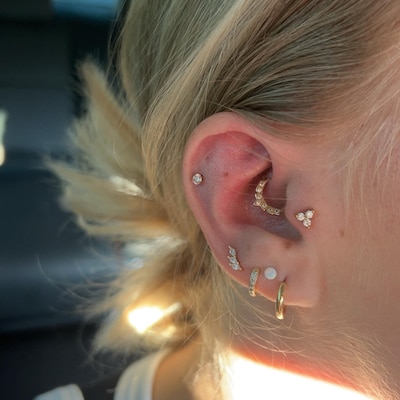 14K 16G 18G 20G THREADLESS Replacement/threadless Post/push Pin Back ...