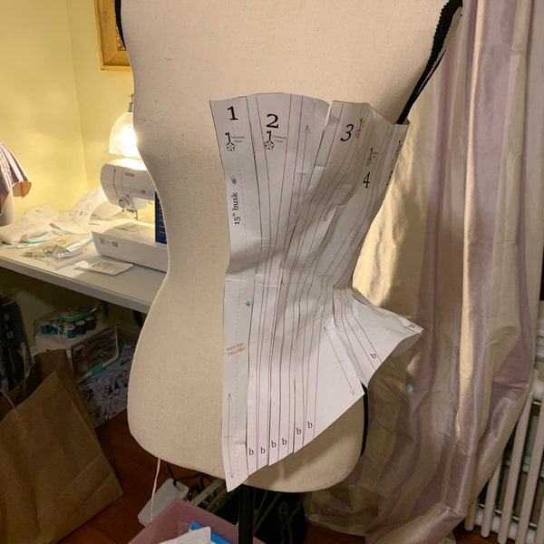 Custom PDF *SEWING PATTERN* for Corsets, Victorian Through Contemporary ...