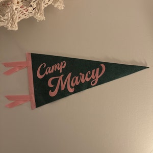 CUSTOM Mini Pennant Small Felt Pennant on a Stick Personalized Design ...