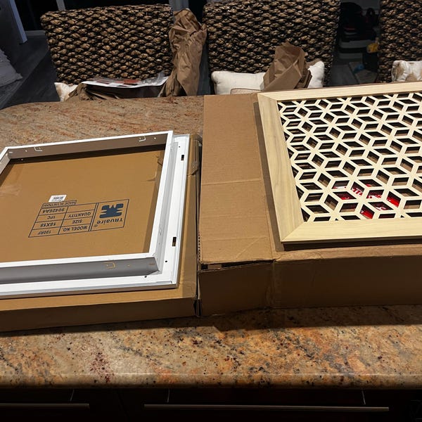 Magnetic Air Intake Custom Decorative Vent - CUBES Design - Etsy