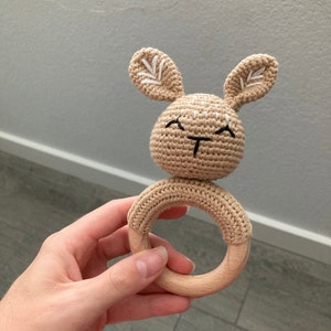 Macrame Pacifier Clip Wood Binky Clip Handmade Binky Clip - Etsy