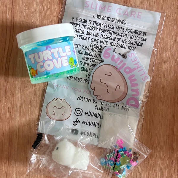 Turtle Cove Frogspawn Slime, Frog Spawn Slime, Fishbowl Beads Slime ...