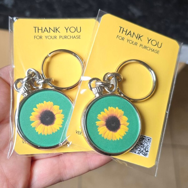 SUNFLOWER / Hidden Disability Awareness / Handmade Pin Badge, Fridge ...