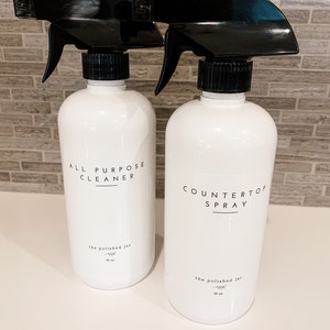 Plastic Bottle Amber/clear/white/black Cleaning Trigger Sprayer ...