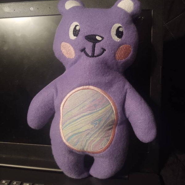 Teddy Bear Stuffie ITH Embroidery , Machine Pattern, ITH Bear Stuffie ...
