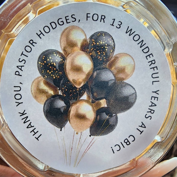 Birthday Party Favor Stickers, Happy Birthday Labels, Custom Birthday ...