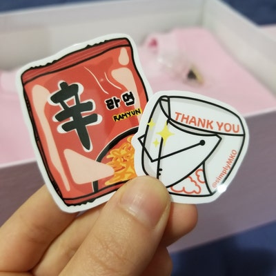 Korean Ramen Sticker, Shin Ramen Sticker, Korean Sticker, Spicy Sticker ...