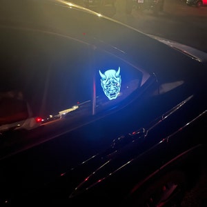 Heart LED EL Glow Panel Light for Car - Etsy