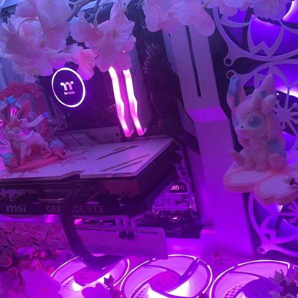 Sakura Platform | 120 Mm | 140 Mm | PC Fan Cover | PC Shelf - Etsy