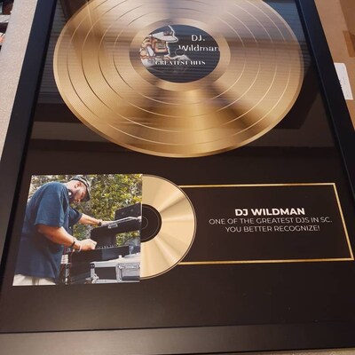 Personalized Plaque, Custom Plaque, Vinyl Record Plaque, Framed Poster ...