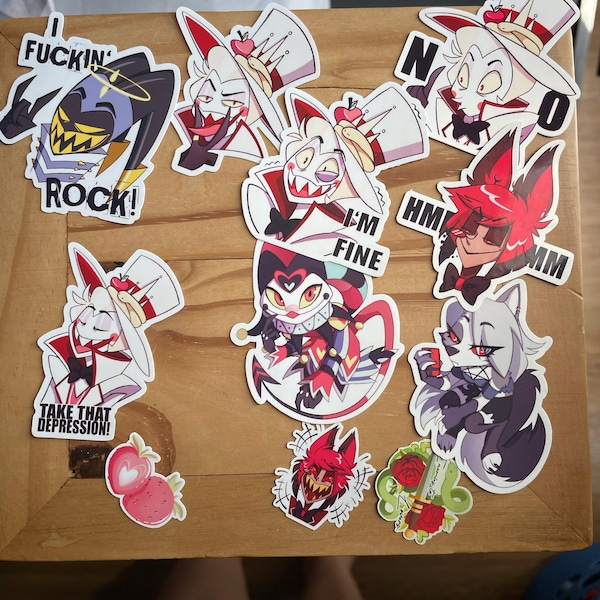 Vinyl Sticker Hazbin Hotel Vox TV Demon - Etsy