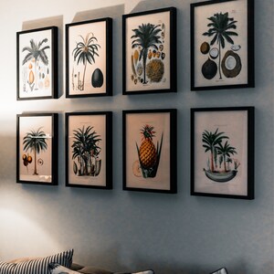 Antique French Botanical Wallpaper Art Nouveau Tulips | Etsy