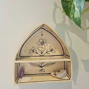 Ceramic Wall Altar Groovy Grunge Sun Home Decor Clay Altar Shrine Gifts ...
