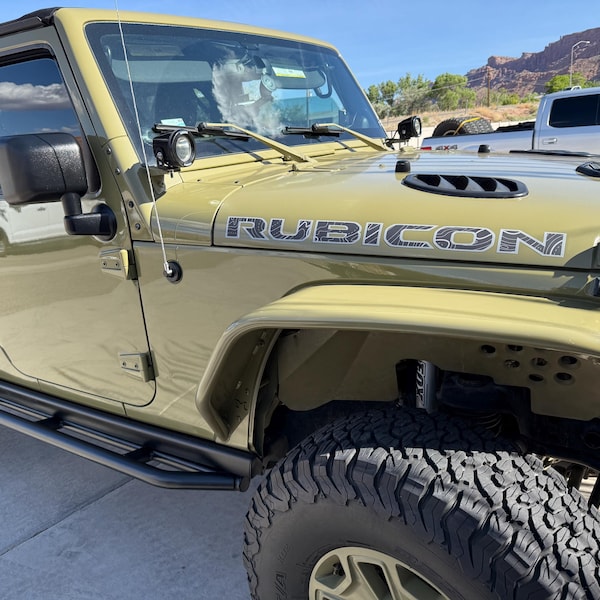 Fits 2019-2025 Jeep Rubicon JL/JT/JK Hood Letters Vinyl Graphics - Etsy