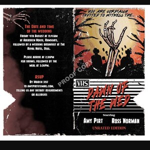 Personalised Rock Concert Gig Ticket Wedding Invite - Etsy