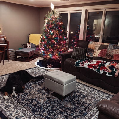 HANDMADE WARM & SNUGGLY Christmas Afghan - Etsy