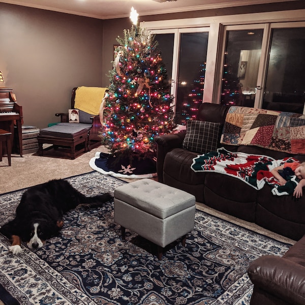 HANDMADE WARM & SNUGGLY Christmas Afghan!! - Etsy