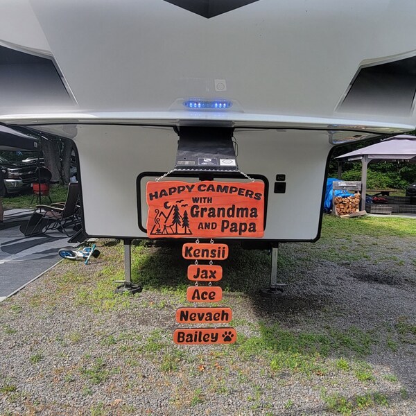 Camping Signs Pop up Camper Sign Campsite Sign Custom Wood Signs ...