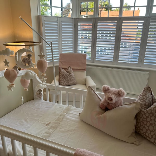 Moon and Star Crib Mobile, Macrame Baby Mobile, Nuetral Baby Mobile ...