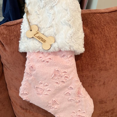 Ivory Embossed Paw With Minky Back Personalized Paw Print - Etsy