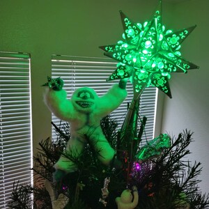 Abominable Snowman Christmas Tree Topper Personalized Yeti Custom Yeti ...