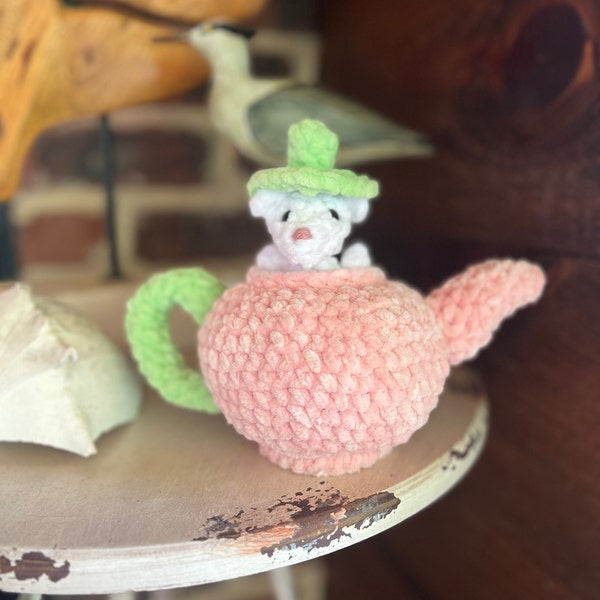 Teapot Popping Pal Crochet PATTERN - Amigurumi - Etsy