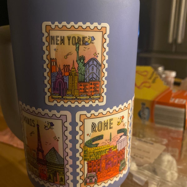 PARIS Sticker, Paris France Sticker, Paris Skyline Vinyl Sticker ...