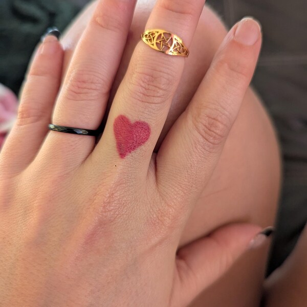 Pentacle Ring, Pentagram Ring, Ritual Jewelry, Wiccan Ring, Gothic Ring ...