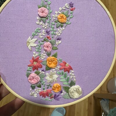 Spring Meadows Embroidery PDF Pattern, Digital Download, Flower Art ...