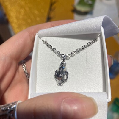 Antiqued Metal Harpy Eagle Talon Necklace Bird Claw Pendant - Etsy