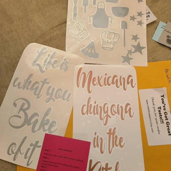 Create Your Own Custom Decal, Personalized Kitchen Mixer Decal, Sticker ...