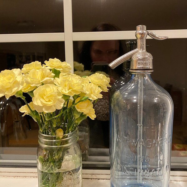 Antique Flow Blue Flat Rim Bowl - Etsy