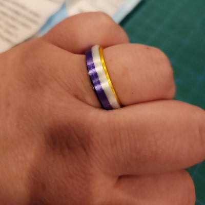 LGBTQ Fidget Rings, Pride Flag Fidget Rings, Pride Month, LGBTQ Flag ...