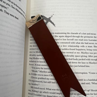 Engraved Bookmark Made With Rare Shell Cordovan. This is the Most ...