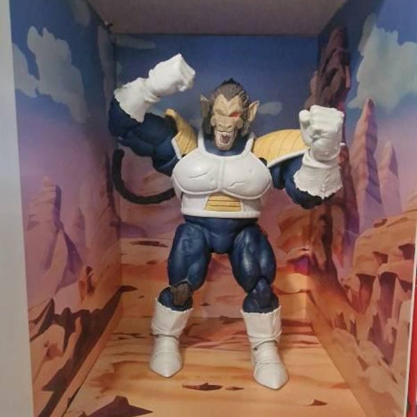 One Piece: Onigashima Diorama Backdrop for IKEA Detolf / Blaliden ...