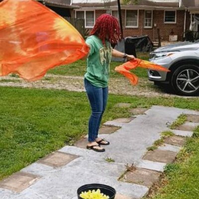 Praise on Fire Bundle 4 Flag Sets 8 Flags Worship Flags, Dance Flags ...