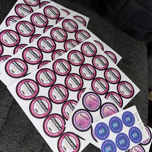 Uber Eats Delivery Stickers for Gig Workers. Custom Personalized Uber ...