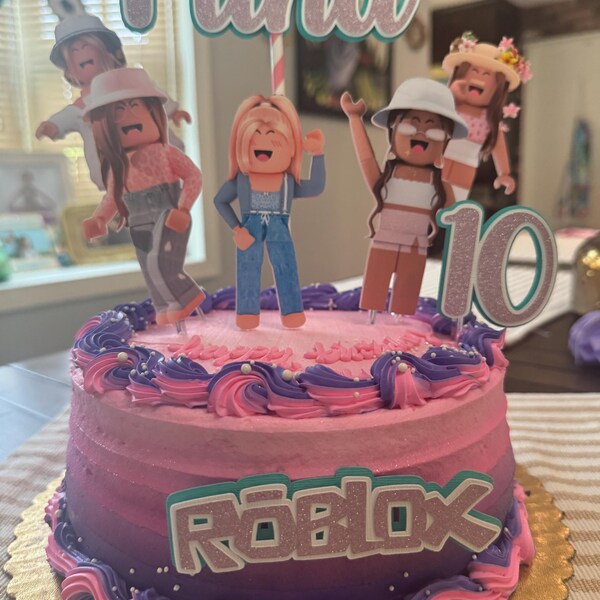 3D Roblox Letters or Numbers 3D Roblox Number Birthday - Etsy