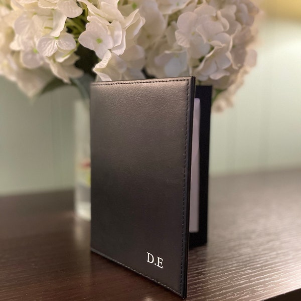 Personalised 2 Folding Leather Travel Photo Frame 6x4 | Portable ...