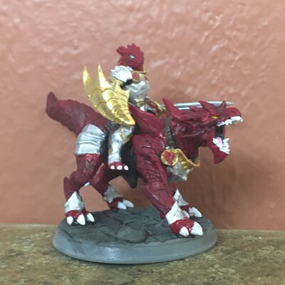 Dnd Dragonkin Rider Mini Tabletop RPG Miniature D&D Figurines Fantasy ...