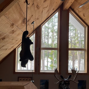 Chainsaw Carved Rail Bear - Etsy