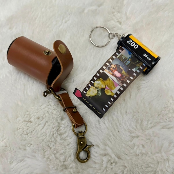 Personalized Camera Film Roll Keychain With Photo Custom Film Roll ...