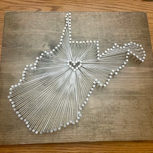 Arizona String Art Custom Arizona Decor Arizona Map Arizona | Etsy