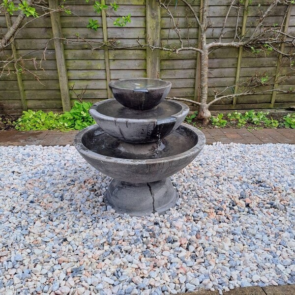 Large 3 Tier Barcelona Fountain, in a Large Neapolitan Pool Surround - Etsy